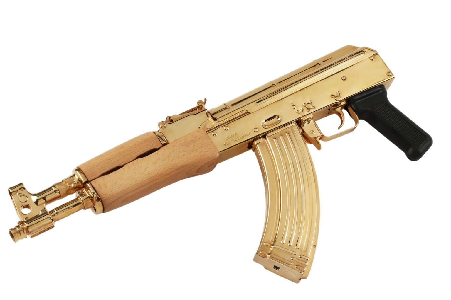 Century Arms Draco, 24K Gold, 7.62 x 39mm, Standard 30Rd Magazine ...